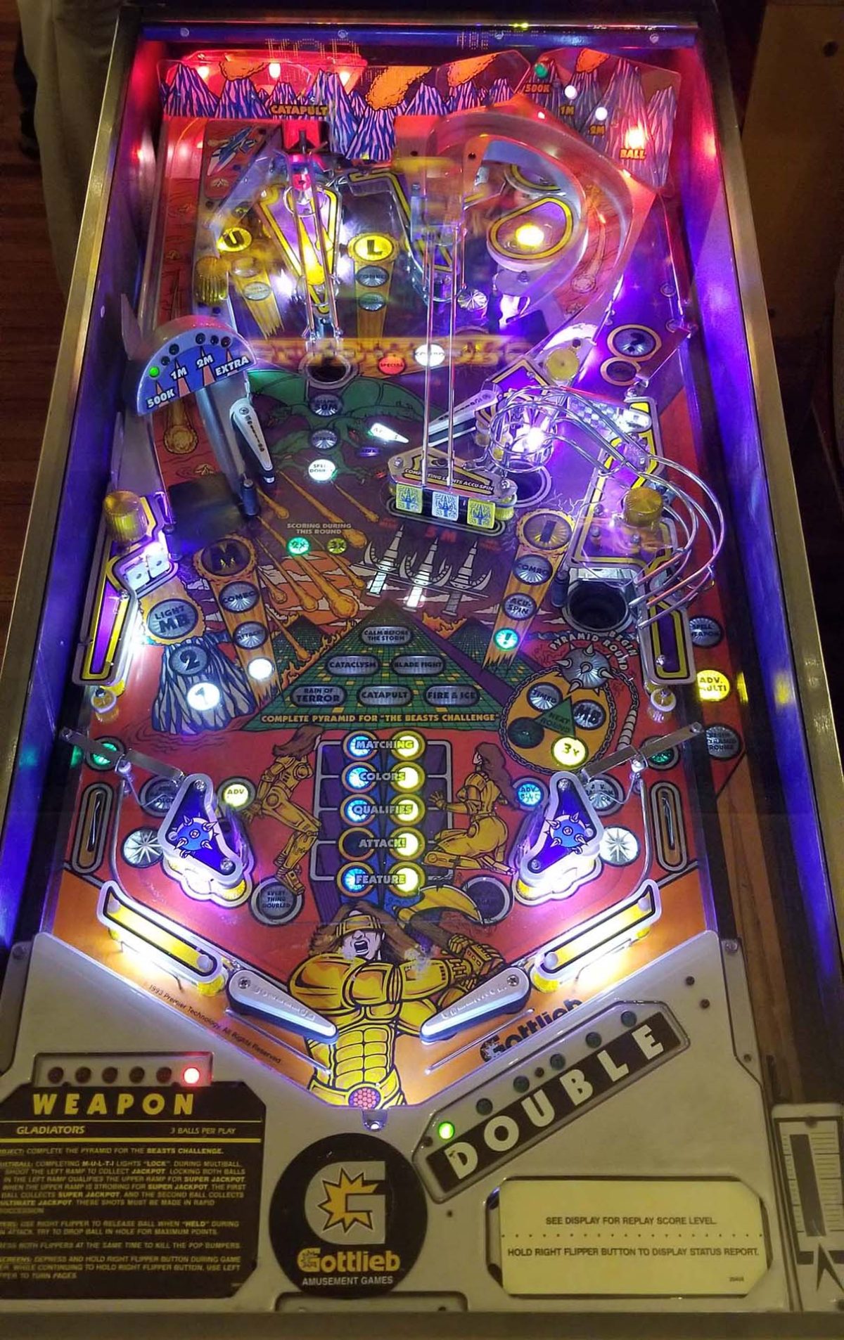 Gladiators (Gottlieb) (1993) - Pinball POV